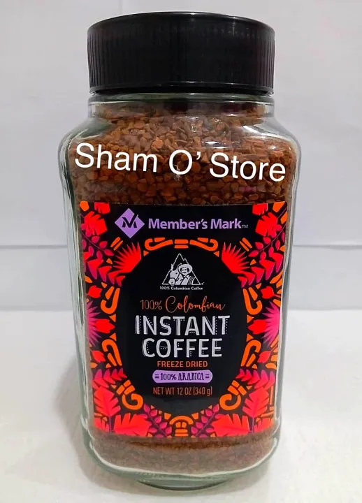 MEMBER'S MARK 100% Colombian Instant Coffee Freeze Dried Preparation ...