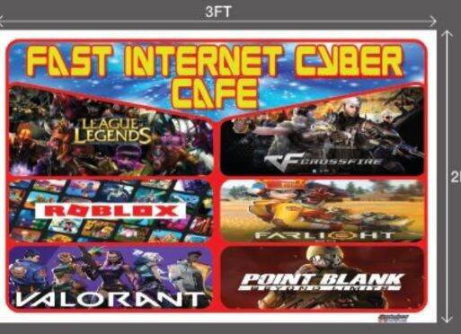 INTERNET CAFE TARPAULIN PRINT BIG & SMALL | Lazada PH