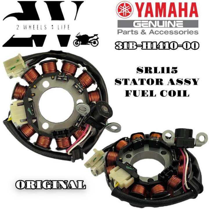 YAMAHA SRL115 FUEL COIL STATOR ASSY MAGNET COIL 100% ORIGINAL (31B ...