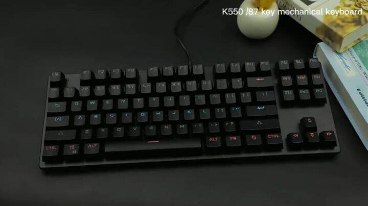 K880 K550 Mechanical Hot swappable Keyboard 87 104 Key For Computer Wired Gaming Keyboard ...