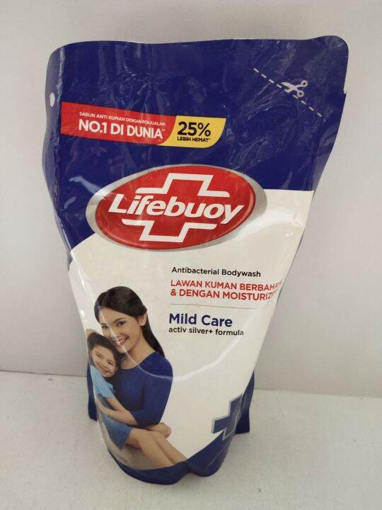 Lifebuoy body wash reff 400ml mild care | Lazada Indonesia