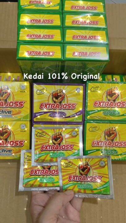 Extrajoss Active / Anggur /Mangga Original Malaysia Halal | Lazada