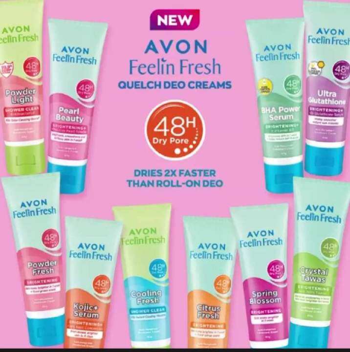 FEELIN FRESH QUELCH ANTI -PERSPIRANT DEODORANT CREAMS 55G | Lazada PH