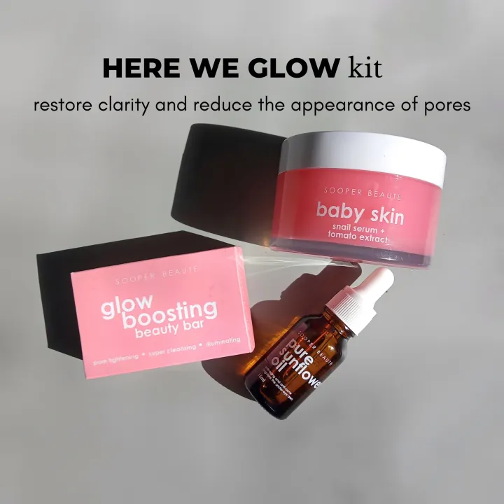 Sooper Beaute Here We Glow Kit | Lazada PH