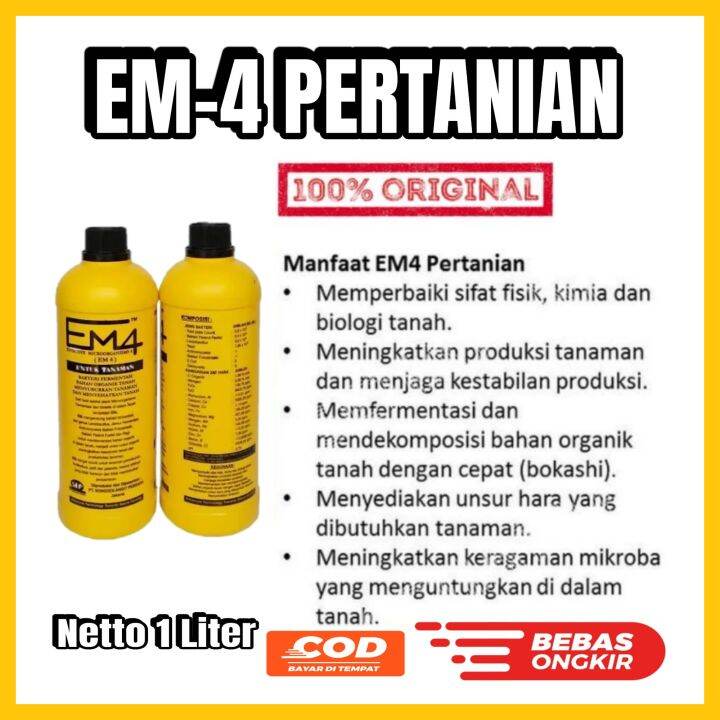 EM Pertanian Effective micro organisme 1L | Lazada Indonesia