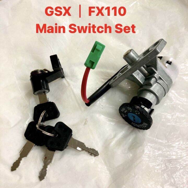 SUZUKI GSX110 FX110 MAIN SWITCH SET LOCAL // SUZUKI GSX FX 110 GSX 110 ...
