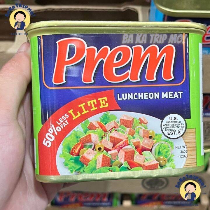 Prem Luncheon Meat 50% Less Fat Lite 340g | Lazada PH