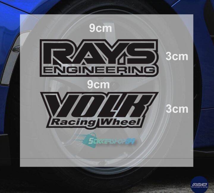 stiker velg mobil rays volk, satu set 4pasang | Lazada Indonesia