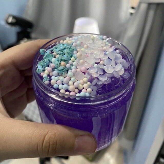 CANDY BOWL clear slime with toppings scented *not edible | Lazada