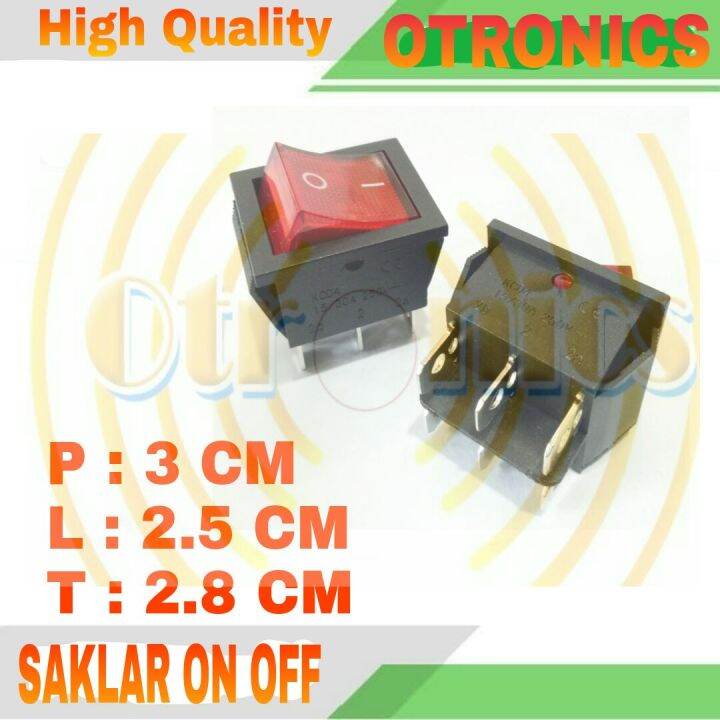 Rocker Switch 6pin ON OFF / Saklar On Off 6 pin | Lazada Indonesia