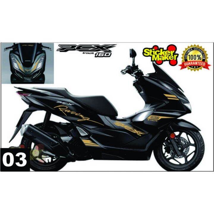 stiker bodi motor honda pcx 160 cutting sticker motor pcx 160 termurah ...