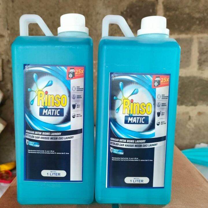 rinso matic deterjen cair 1 liter | Lazada Indonesia