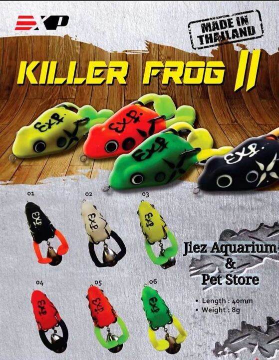 EXP Killer Frog 2 # Fishing Lure Rubber Soft Frog | Lazada