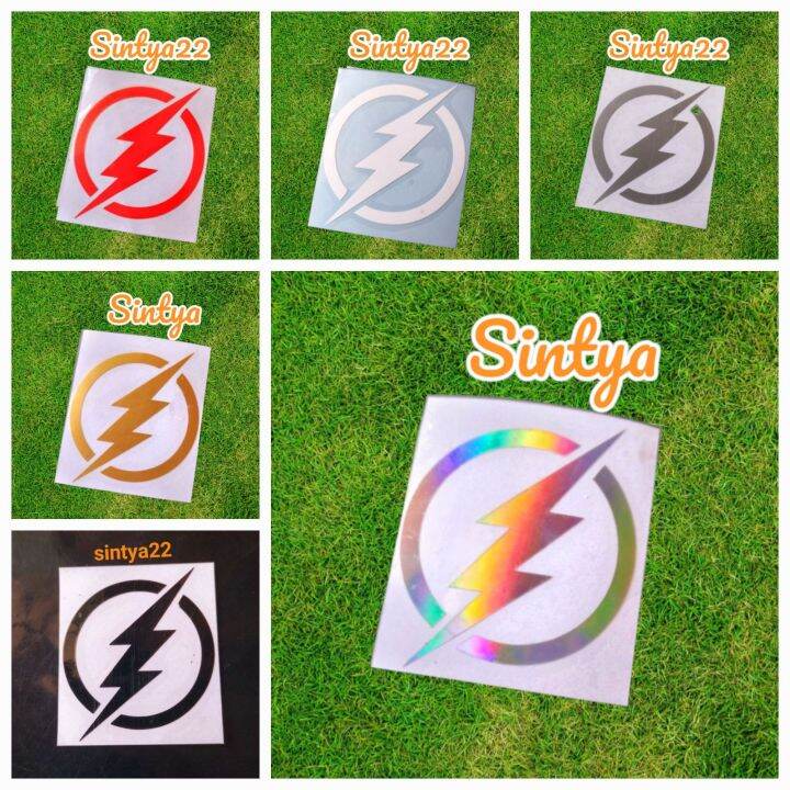 STICKER CUTTING LOGO PETIR VIRAL TERMURAH | Lazada Indonesia