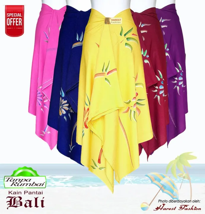 Kain Pantai Bali Bikinis Cover Tanpa Rumbai Baca Deskripsi Produk Lazada Indonesia
