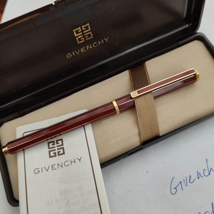 ปากกา Givenchy พร้อมกล่อง มือสองสภาพสวย เปลี่ยนไส้มาใหม่ | Lazada.co.th