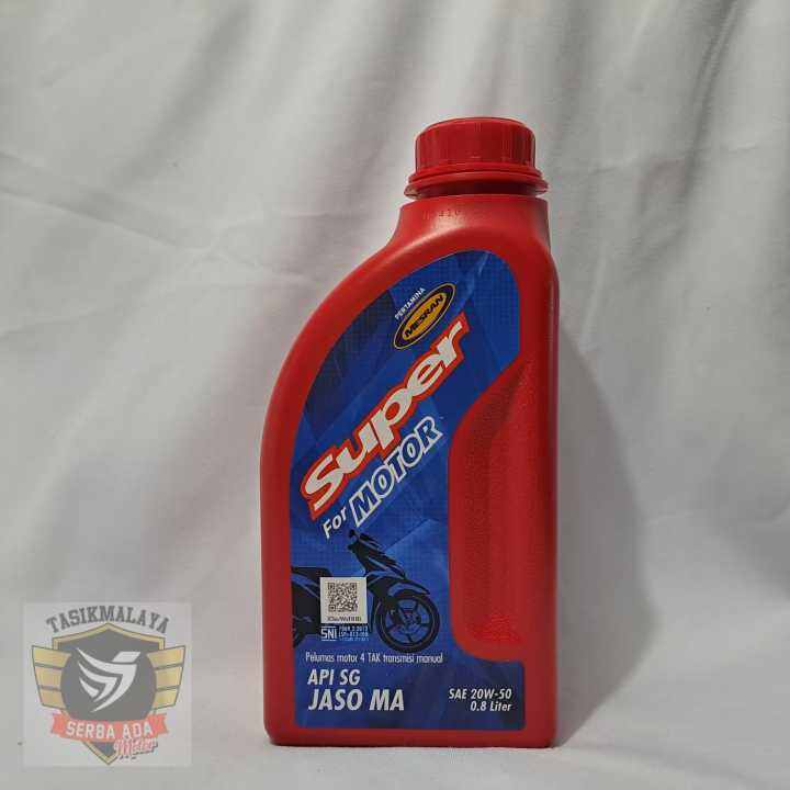 MESRAN SUPER FOR MOTOR SAE 20W-50 0,8 LITER | Lazada Indonesia
