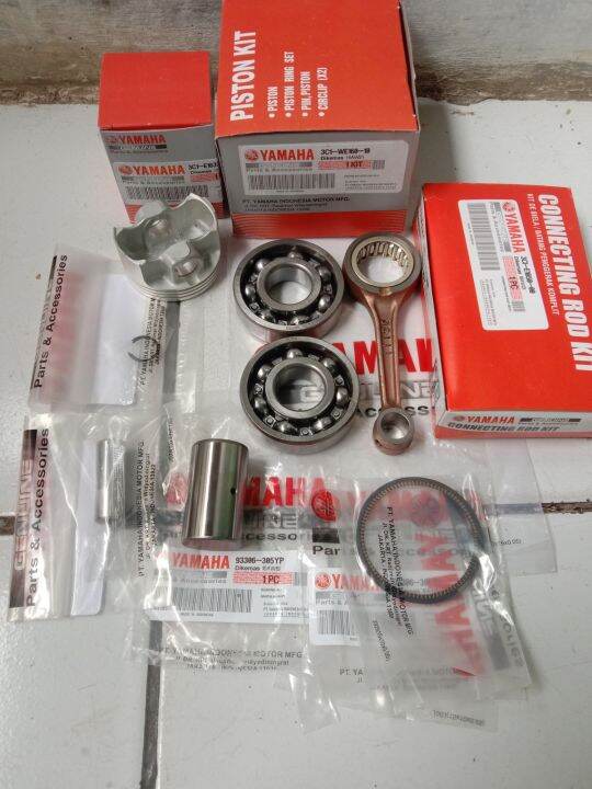 STANG SEHER+PISTON KIT STD YAMAHA VIXION OLD NEW NVL R15 V2 KODE-3C1 ...