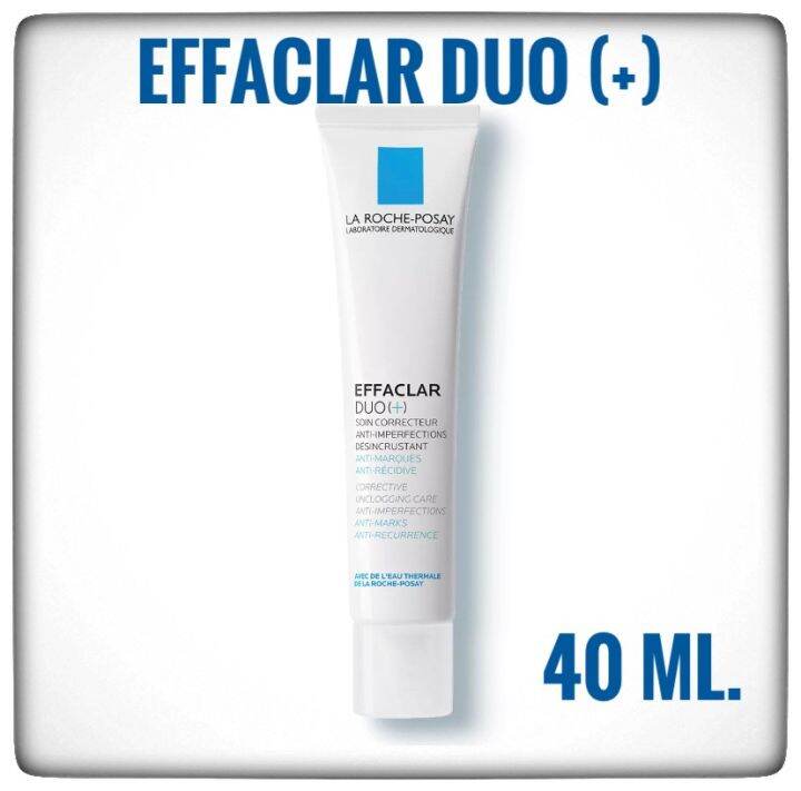La ROCHE POSAY EFFACLAR DUO(+) ลา โรช โพเซย์ เอฟฟาคลาร์ ดูโอ(+) ขนาด 40 มล | Lazada.co.th