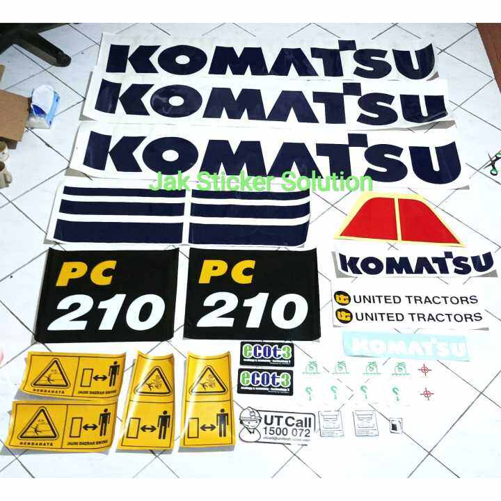 Stiker Komatsu PC210-10M0 Sticker Alat Berat Excavator | Lazada Indonesia