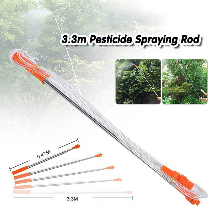 3.3m Retractable Spraying Rod agricultural Pesticide Garden Fertilizer ...