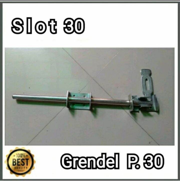 slot grendel pintu pagar besi gebyog panjang 30cm berkualitas | Lazada ...