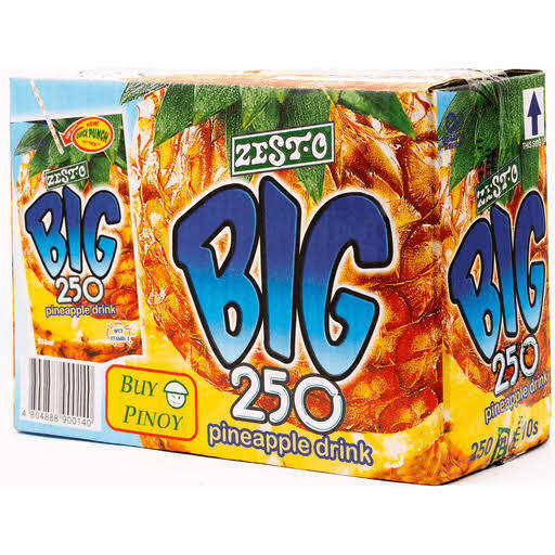 Zesto Big 250 Pineapple Drink | 250ml x 10s | Juices | Lazada PH