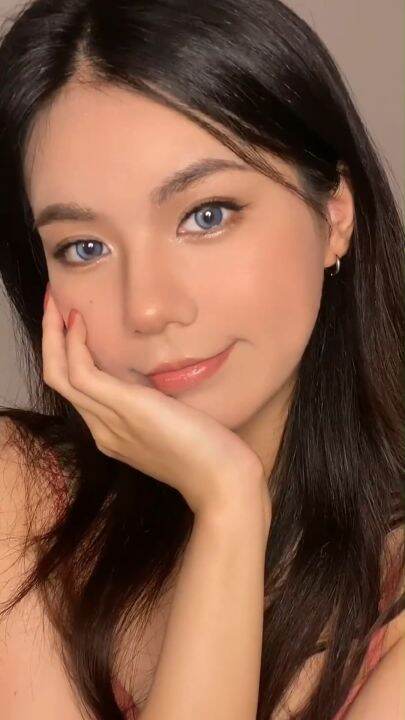 RICHVISION soflen warna blue Big eyes softlens x2 normal 14.5mm lensa ...