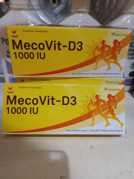 MECOVIT D3 1000IU Vitamin D isi 30 tablet | Lazada Indonesia