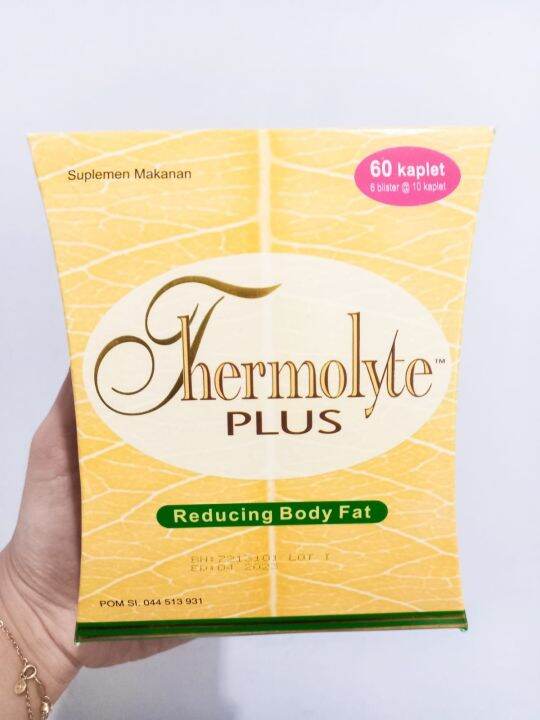 Thermolyte plus isi 60 kaplet | suplemen pembantu menurunkan berat ...