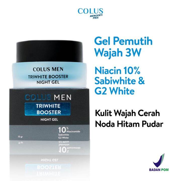 Colus Men Night Serum kemasan baru botol pump | Lazada Indonesia