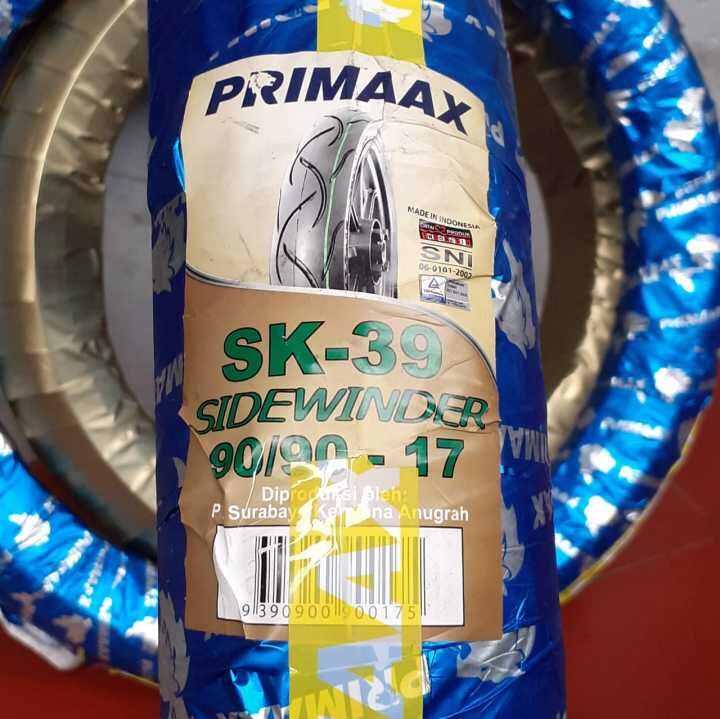 BAN PRIMAX SK 39 PRIMAAX TUBE TYPE / BUKAN TUBLES 90/90 & 80/90 RING 17 ...