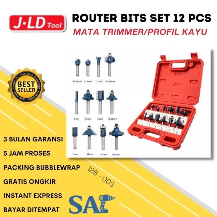 JLD Tools Mata Trimmer 12B-003 Mata Profil Kayu | Lazada Indonesia