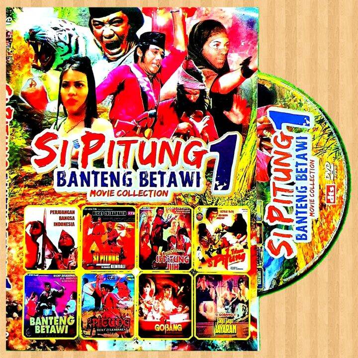 KASET DVD FILM SI PITUNG LENGKAP 8 JUDUL-KASET DVD FILM INDONESIA JADUL ...