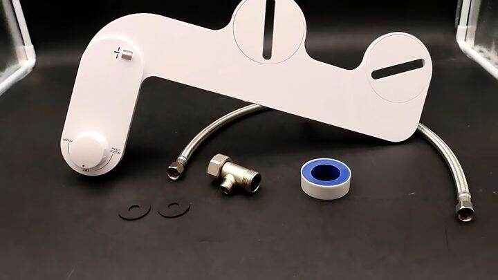 JoyLife Non-Electric Single Nozzle Adjustable Bidet Attachment Toilet System (Model: JTS-010 ...
