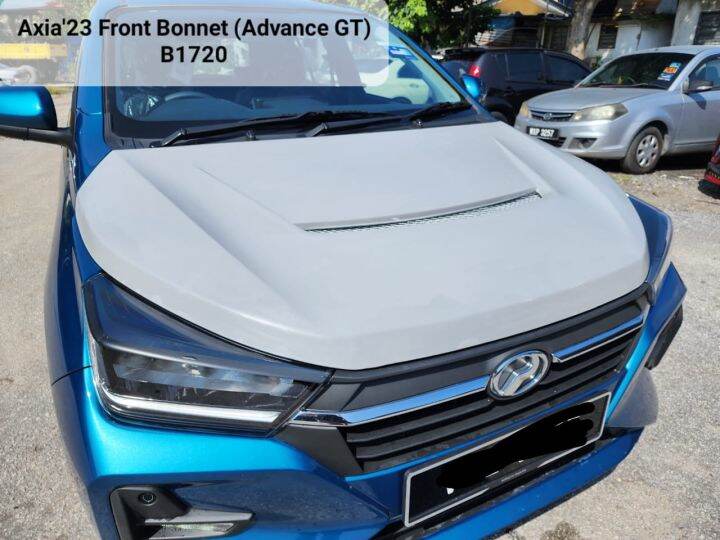 Perodua Axia 2023 advance GT front bonnet bonet hood cover bodykit body ...