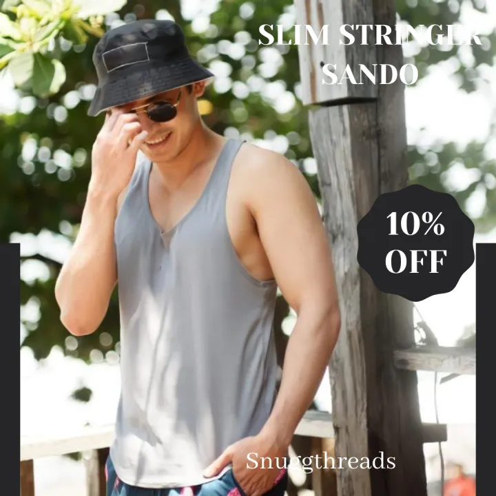 Slim Stringer Sando / Y-back Sando | Lazada PH