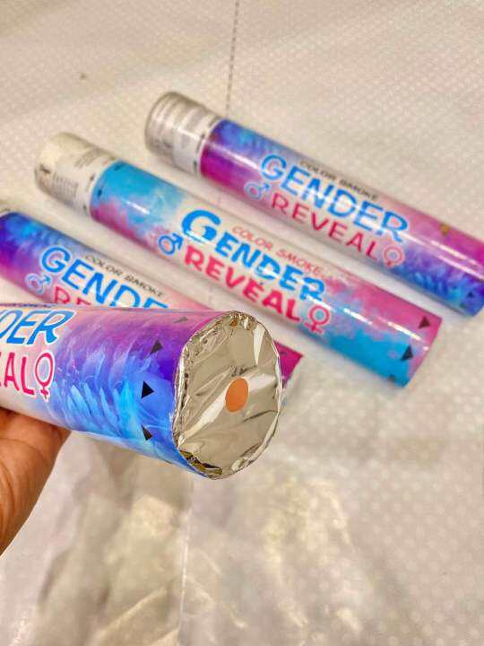 Gender reveal smoke bomb confetti popper | Lazada PH