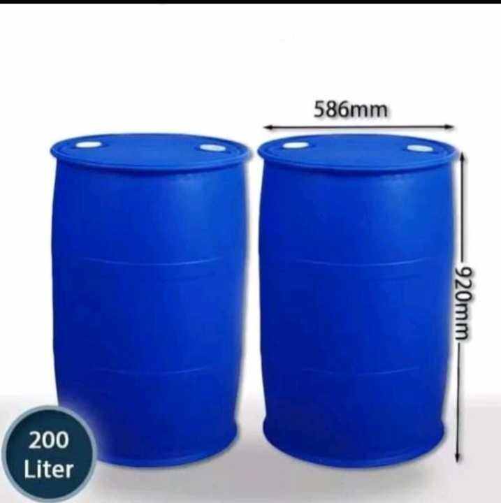 drum gentong tempat penampung air ukuran 200 liter / drum tong tempat sampah / drum tengki ...