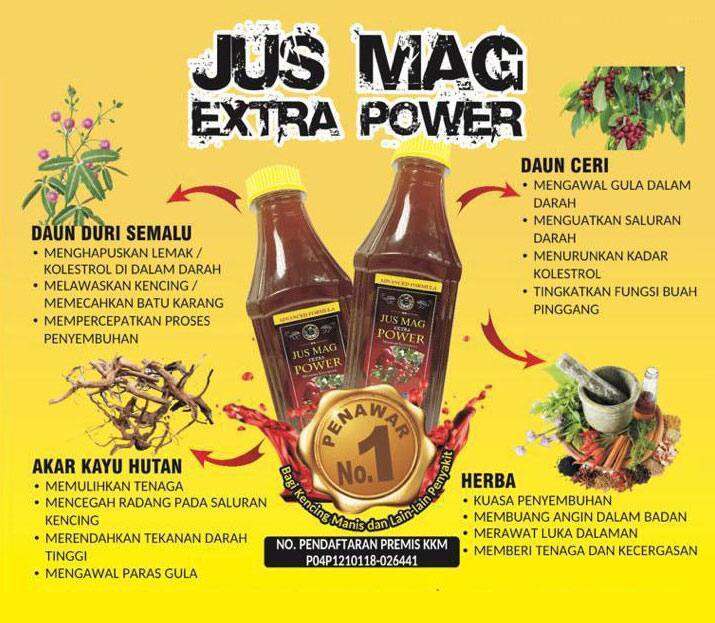 JUS MAG EXTRA POWER ORIGINAL | Lazada