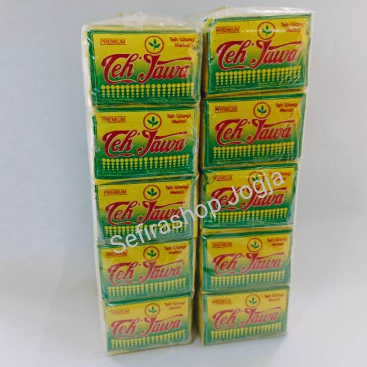 Teh Jawa Premium 45 Gram X 10 Pcs Teh Tubruk Wangi Melati Lazada