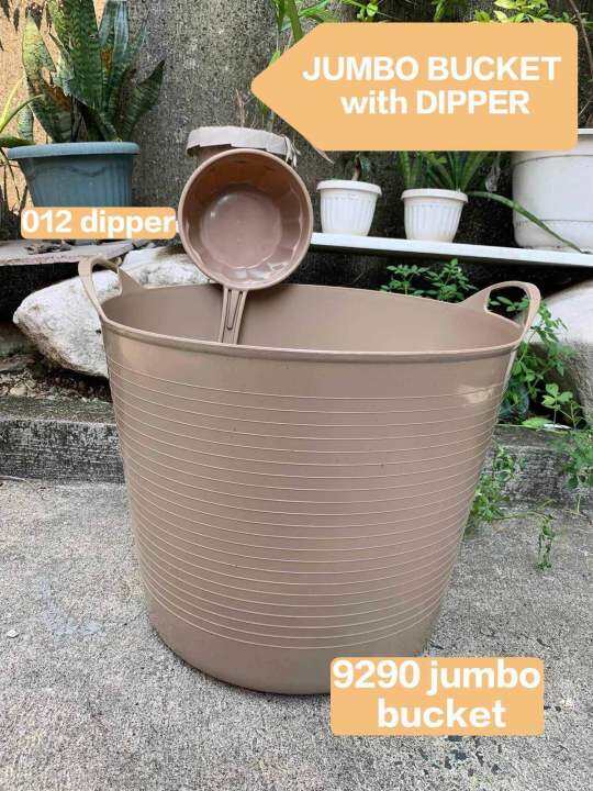 Jumbo bucket with dipper | Lazada PH