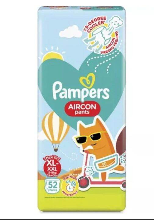 Pampers Aircon Pants Xl-XXL 52 Pants | Lazada PH
