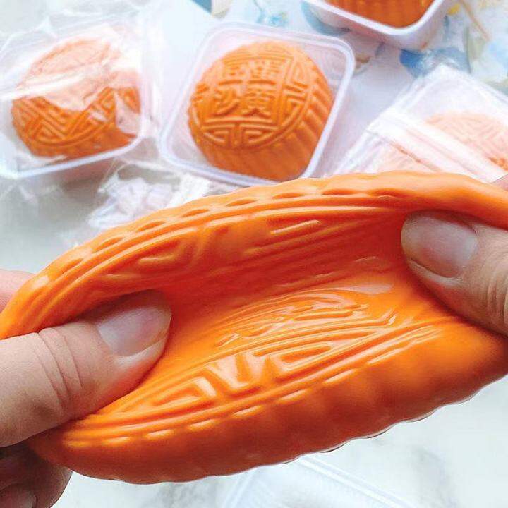 Chinese Festive Food Squishy Toys Moon cake Simulated Food Prank safety ...