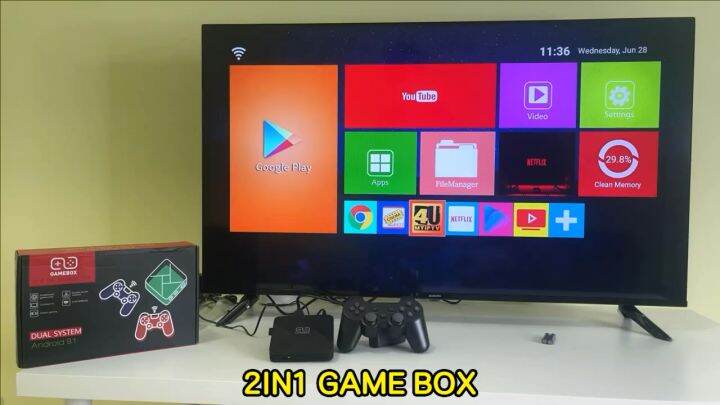 🔥FAST SHIPPING 🔥Android TV Box + TV Game Box G5 Retro Classic Gaming ...