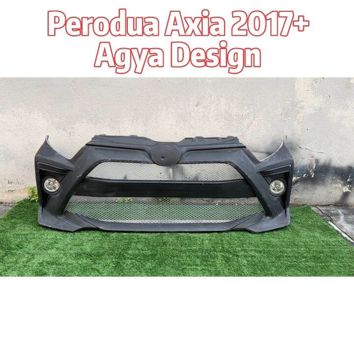 PERODUA AXIA 2017+ AGYA STYLE FULL SET FULLSET SKIRTING (FRONT BUMPER ...