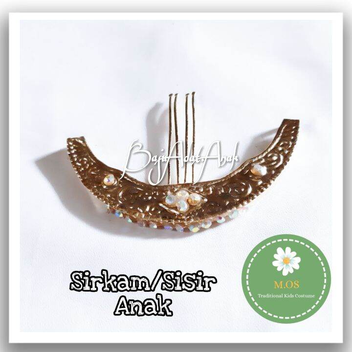 Sirkam sisir anak untuk kebaya anak/dodotan anak adat jawa | Lazada ...
