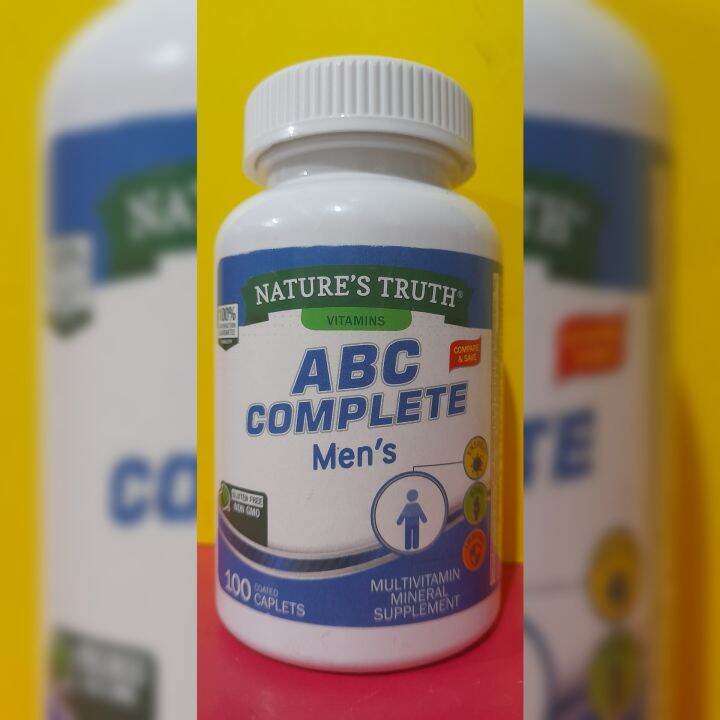 ABC Complete Men's Multivitamin Mineral 100 caplets EXPIRY: July 2023 ...