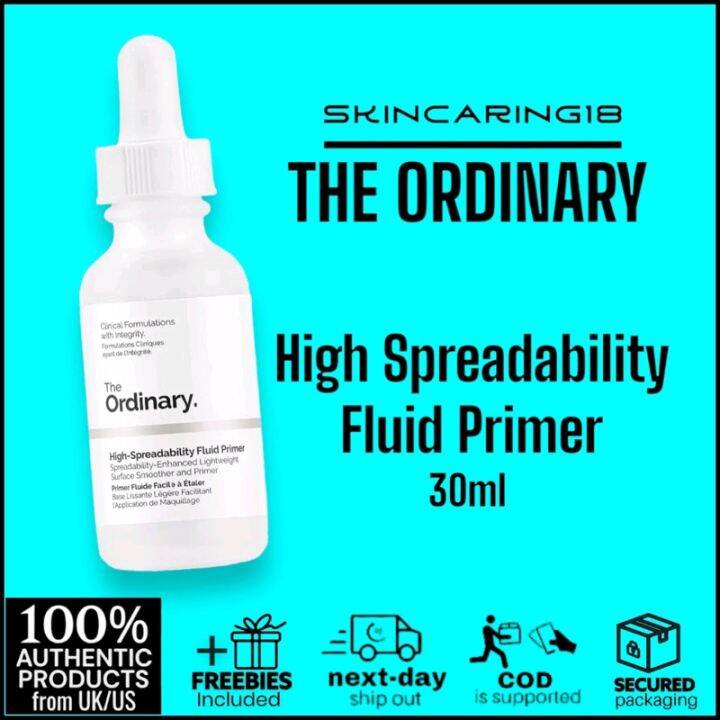 THE ORDINARY High-Spreadability Fluid Primer 30ml by SkinCaring18 ...