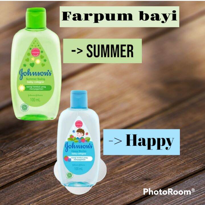 Jhonson summer swing baby cologne warna Biru dan Hijau 100 ml | Lazada ...
